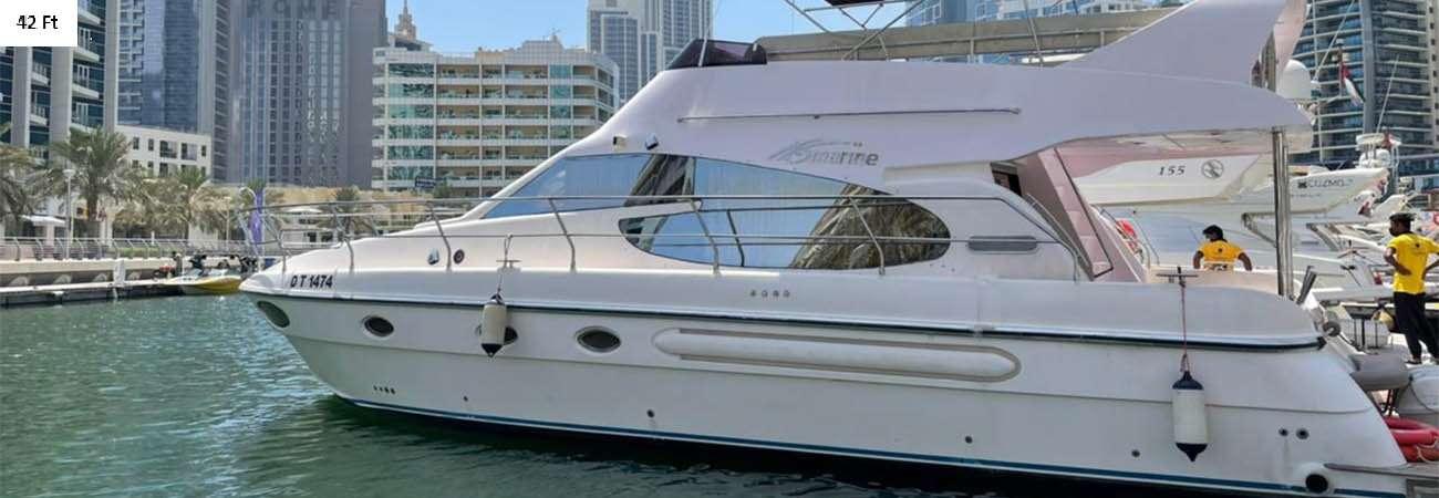 42 Ft Yacht Tour Dubai Marina 2026 | Luxury Cruise